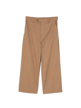 Comme Des Gar&ccedil;ons Cotton Wide Straight Leg Trousers
