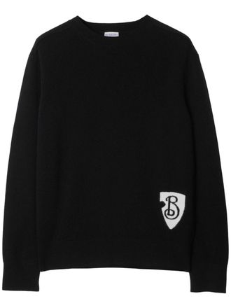 Burberry pull B Shield - Noir