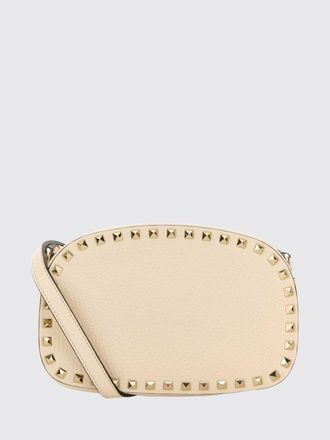Valentino Garavani Mini sac bandouli&egrave;re Rockstud en cuir de veau brod&eacute;
