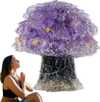 Generico Steindekoration, Energiesteine, Ahornbaumform, handpoliert, f&uuml;r Schlafzimmer, Wohnzimmer, K&uuml;che