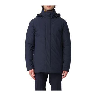 Save The Duck Homme, Vestes, Bleu, Taille: XL Veste à Capuche Résistante à lEau