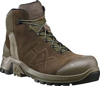 Haix CONNEXIS Safety+ GTX LTR mid/brown Botte S3 robuste avec technologie Connexis innovante pour lextérieur. brunUK 8.5 / EU 43