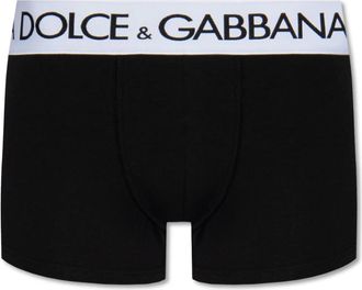 Dolce & Gabbana Homme, Sous-v&ecirc;tements, Noir, Taille: 4XL Boxer Regular