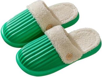 Generic Pantoufles en mousse à mémoire de forme pour adultes - Antidérapantes - En peluche chaude - Confortables - Pour intérieur et extérieur - Dinosaures - 