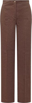 Pinko Pinko, Femme, Pantalons, Brun, Taille: 36 FR Pantalon Jacopone