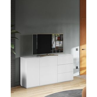 TemaHome home24 Sideboard Join IV 160 x 84 x 50cm Weiß/Weiß