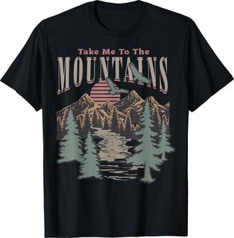Trendy Apparel Take Me to The Mountains Flowing Creek View T-Shirt