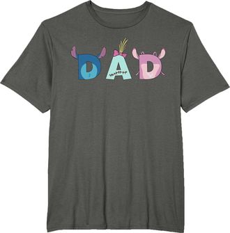 Disney Lilo & Stitch Dad Fathers Day Birthday Family Trip T-Shirt