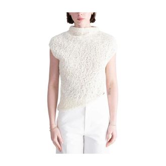 Gauch&egrave;re Asymmetrisches Strickoberteil - - Knitwear - Damen - Beige - S