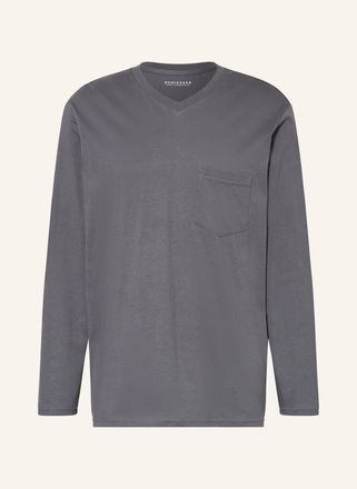 Schiesser Schlafanzug Comfort Essentials grau