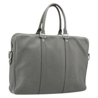 Louis Vuitton Sac Business Vintage Taiga Pre-owned - Femme - Pre-owned - Gris - Taille: ONE Size