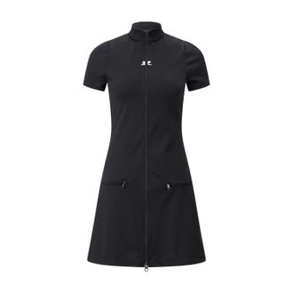 Courr&egrave;ges Slim-Fit Minikleid aus Jersey