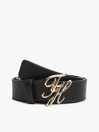 Tommy Hilfiger Ceinture en cuir &agrave; boucle logo