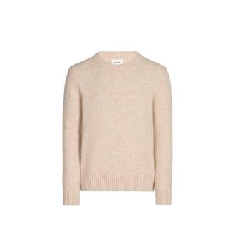 Saison 1865 Pull Galpa col rond en alpaga mélangé