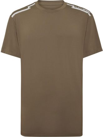 Plein Sport T-Shirt mit Logo-Print - Gr&uuml;n