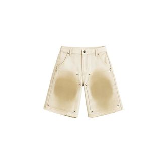 Untitled Artworks Homme, Shorts, Beige, Taille: M Shorts de travail