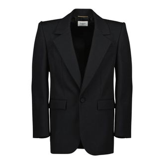 Saint Laurent Wollblazer - - Jackets - Herren - Schwarzk - 4XS