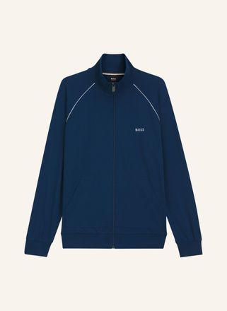HUGO BOSS Lounge-Sweatjacke Mix&Match Jacket Z Regular Fit blau