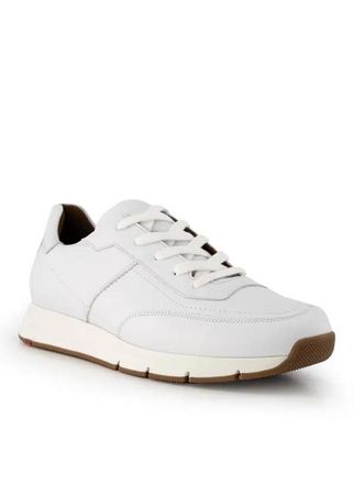 Lloyd Herren Sneaker wei&szlig; Glattleder