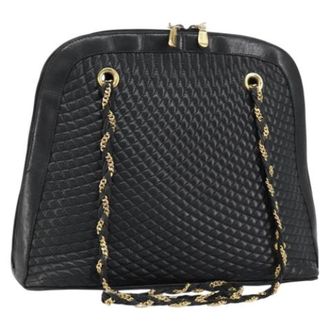 Bally Pre-owned Leder-Schultertasche - - Pre-owned - Damen - Schwarzk - ONE SIZE