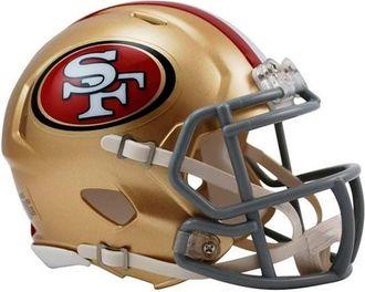 Riddell NFL San Fransisco 49ers Speed Mini Football Helmet