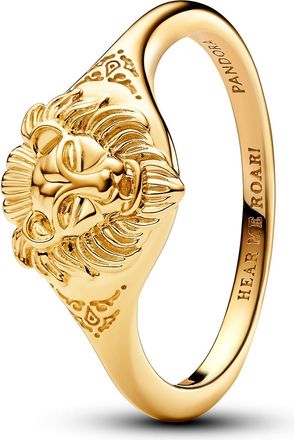 Pandora Game of Thrones Lannister L&ouml;we Ring aus Sterling Silber mit vergoldeter Metalllegierung, Gr&ouml;&szlig;e: 58, 163139C00-58