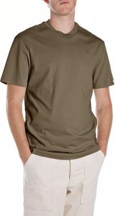 Replay Herren M3016 T-Shirt, 949 MUD, Large