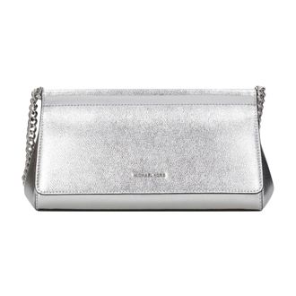 Michael Kors Silber Metallic Leder Schultertasche - - Bags - Damen - Grau - ONE SIZE
