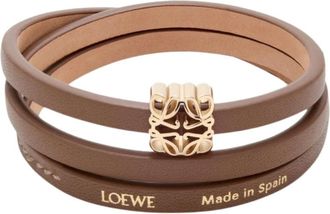 Loewe Anagram Bomb&eacute; Twist Armband - - Accessories - unisex - Braun - M