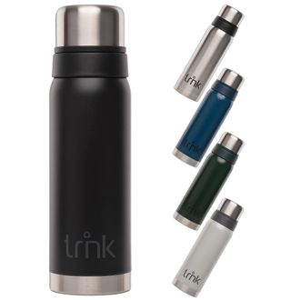 TRNK Outdoor Thermosflasche polar 2 - Edelstahl Thermoskanne 750ml - BPA-frei - Thermos h&auml;lt 24 Stunden hei&szlig; - Deckel mit 2 Trinkbechern - Sp&uuml;lmaschinenfes