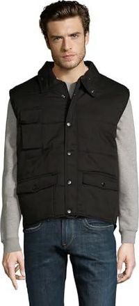 SOLS SolS Equinox Pro - Bodywarmer Professionnel - Matelassé - Multipoches - Col Montant à Boutons Pression - Noir - M