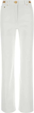 Versace Femme, Jeans, Blanc, Taille: W27 Jean Regular-Fit Medusa 95