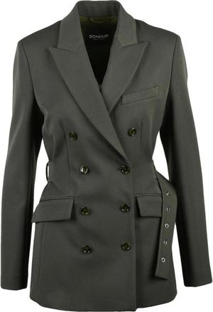 Dondup Femme, Vestes, Vert, Taille: 44 FR Giacca Doppiopetto
