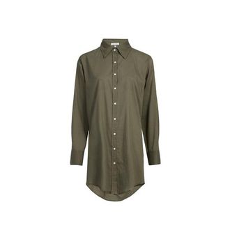 Saison 1865 Chemise ample &agrave; col classique en coton