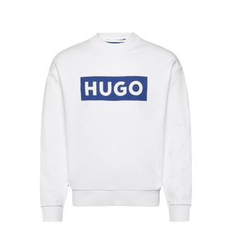 HUGO BOSS Hugo - Sweatshirt f&uuml;r Herren, Rundhalsausschnitt (Wei&szlig;)