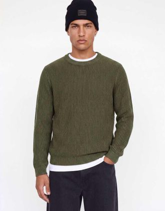 Jack & Jones Pull en maille noir