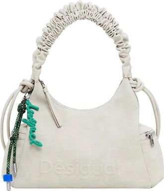 Desigual Femme, Sacs, Beige, Taille: ONE Size Bag Half Logo Montville