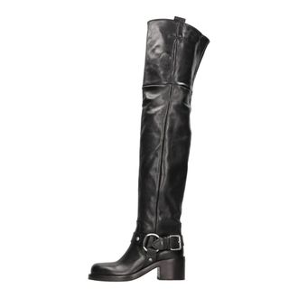 Ash Ash, Femme, Chaussures, Noir, Taille: 37 EU Bottes Cuissardes en Cuir