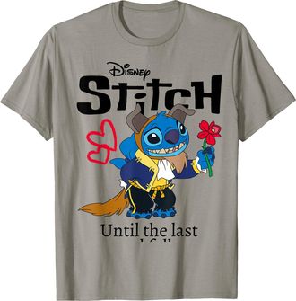Disney Stitch Until The Last Petal Falls Valentine T-Shirt