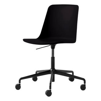 & Tradition Chaise de bureau Rely HW28, pi&egrave;tement noir - Hee Weeling & Tradition