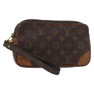 Louis Vuitton Pre-owned Canvas Clutch - - Pre-owned - Damen - Braun - ONE SIZE