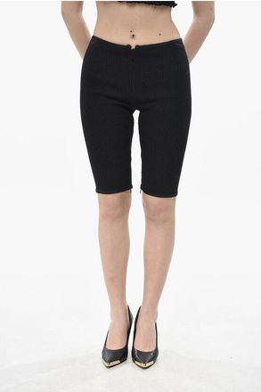 Gucci Smock-Fabric Biker Shorts size 40