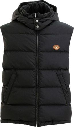 Valentino Garavani Homme, Vestes, Noir, Taille: 2XL Vlogo Signature Vest