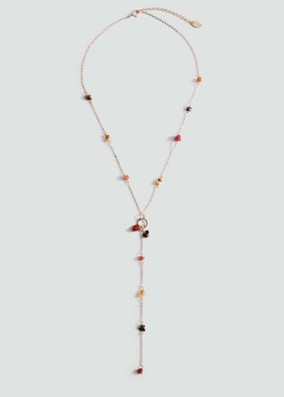 Mango Collier pendentifs perles or - Femme - Taille unique - MANGO