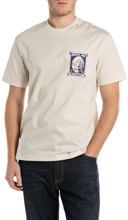 Replay Herren M3282 T-Shirt, 200 Natural Rope, M