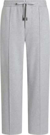 Dolce & Gabbana Melange Fleece Jogging Hosen - - Trousers - Herren - Grau - M
