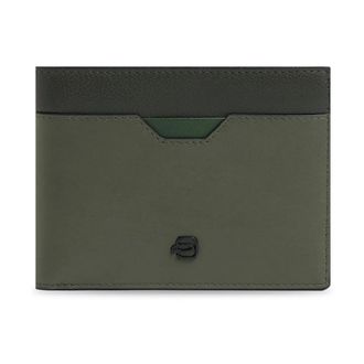 Piquadro Homme, Accessoires, Vert, Taille: ONE Size Portefeuille avec poche &agrave; monnaie