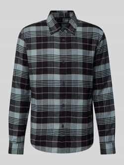 Tom Tailor Denim Relaxed Fit Flanellhemd aus Baumwoll-Mix mit Karomuster