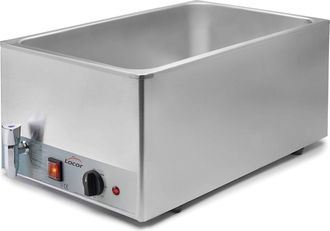 Lacor Lacor-69036-Wasserbad elektrisch Gn 1/1 230 V-Grau, Metall