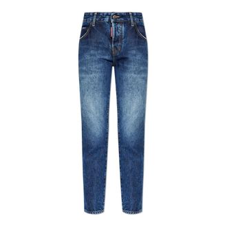 Dsquared2 Femme, Jeans, Bleu, Taille: 36 FR Cropped Jeans